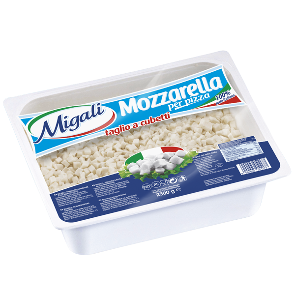 Mozzarella a cubetti - Trevalli Cooperlat